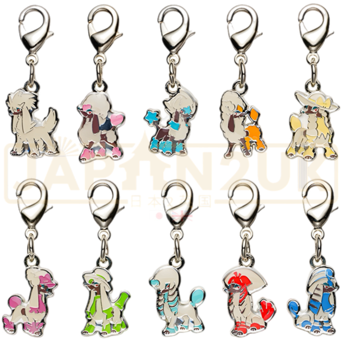 Pokemon Center Japan - 0676 Furfrou (All Forms) Metal Charm/Keychain ...