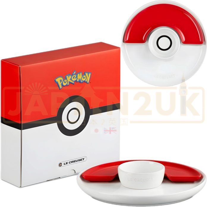 Pokemon Center Japan x Le Creuset Pokeball Plate Set — Japan2UK
