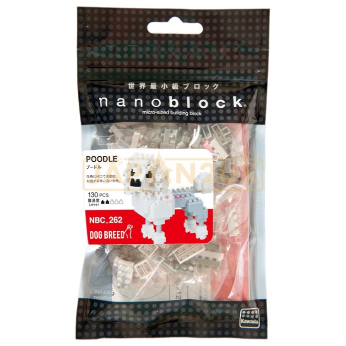 Nanoblock Animal Series - Poodle NBC_262 — Japan2UK
