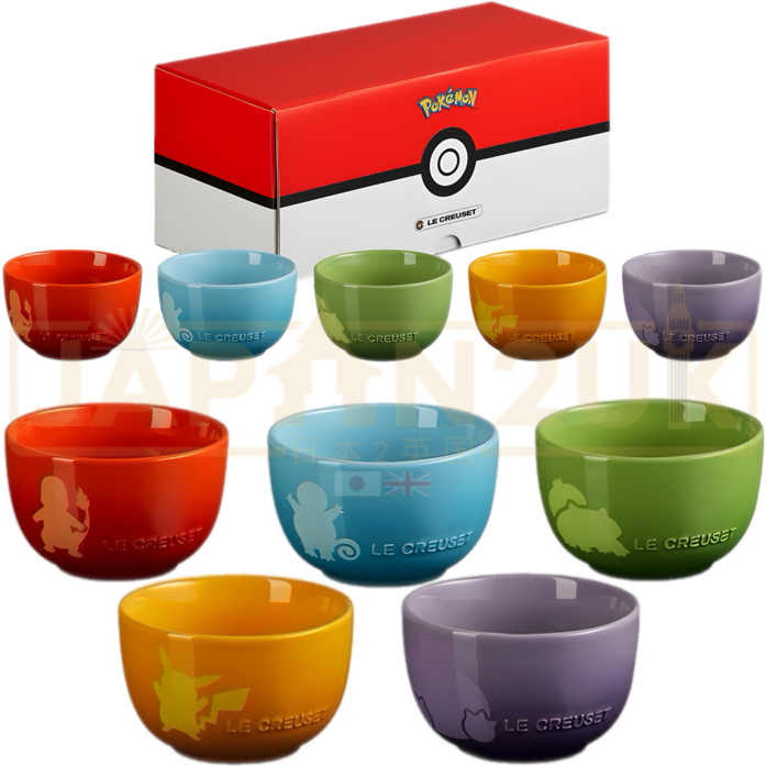 Pokemon Center Japan x Le Creuset Rice Bowl Set — Japan2UK