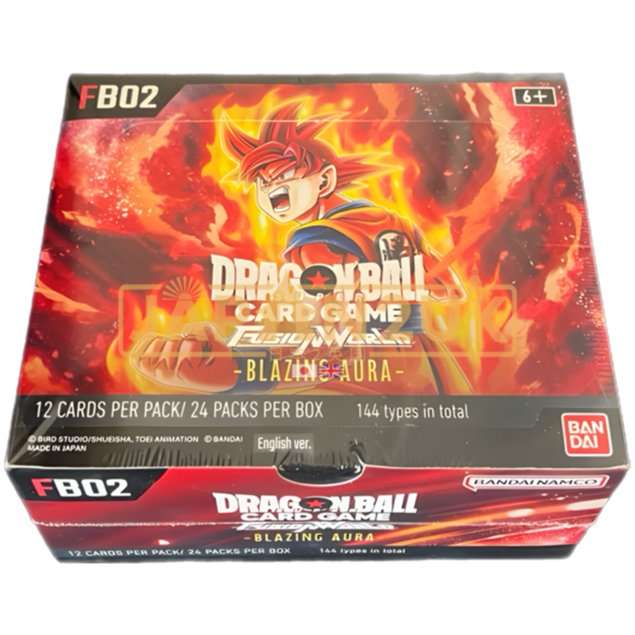Dragon Ball Super Fusion World Blazing Aura FB02 English Booster Box ...