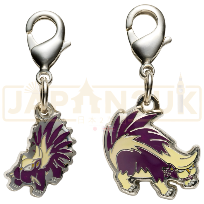 Pokemon Center Japan - 0434 / 0435 Stunky & Skuntank Metal Charm/Keych ...