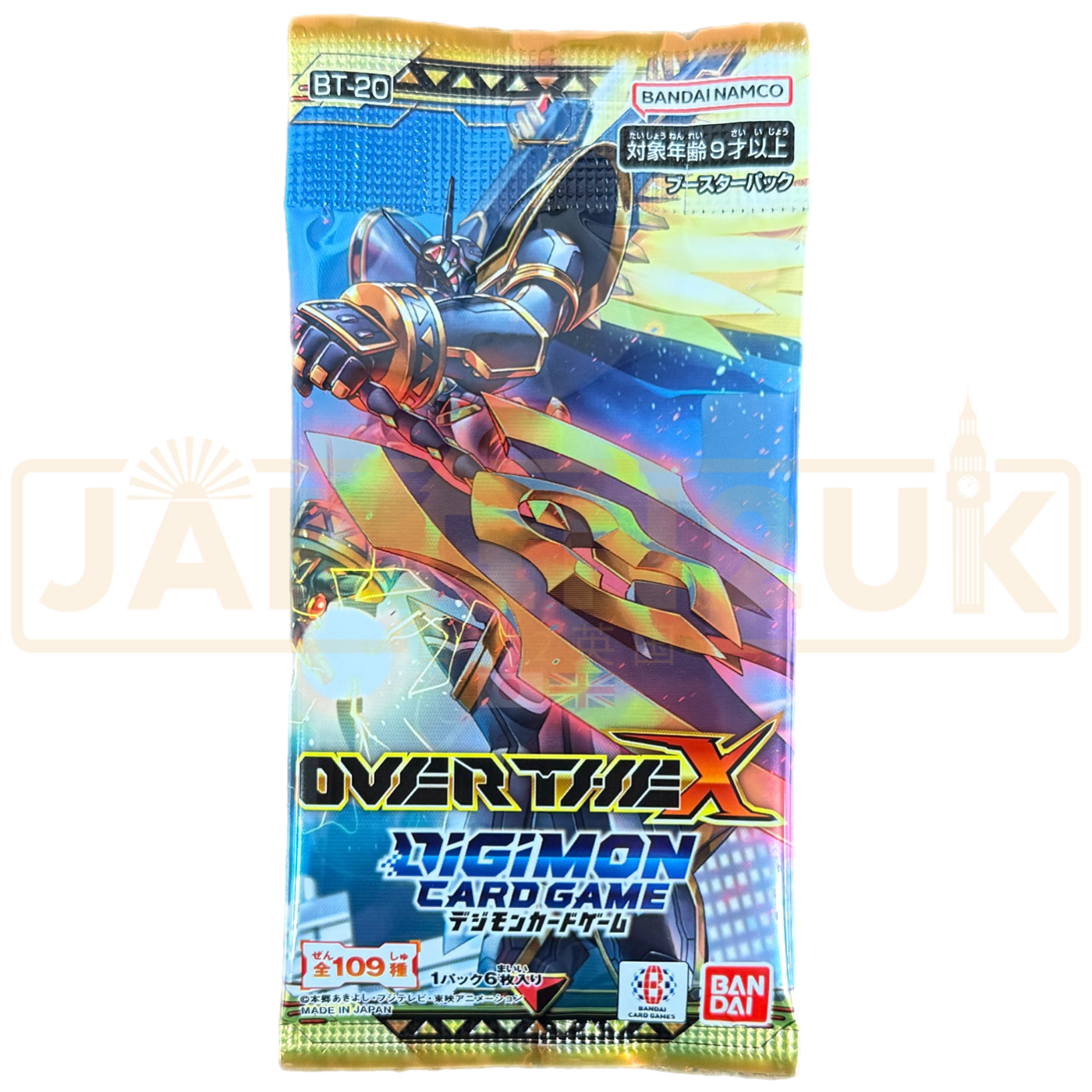 Digimon Over The X BT-20 Japanese Booster Pack — Japan2UK