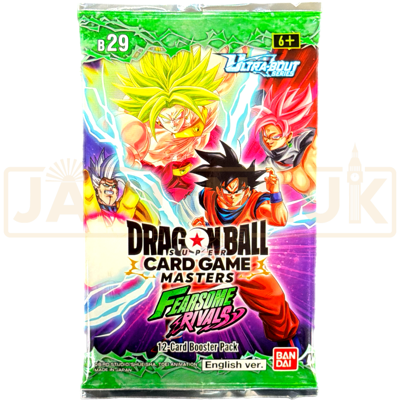 Dragon Ball Super Masters Fearsome Rivals B29 English Booster Pack ...