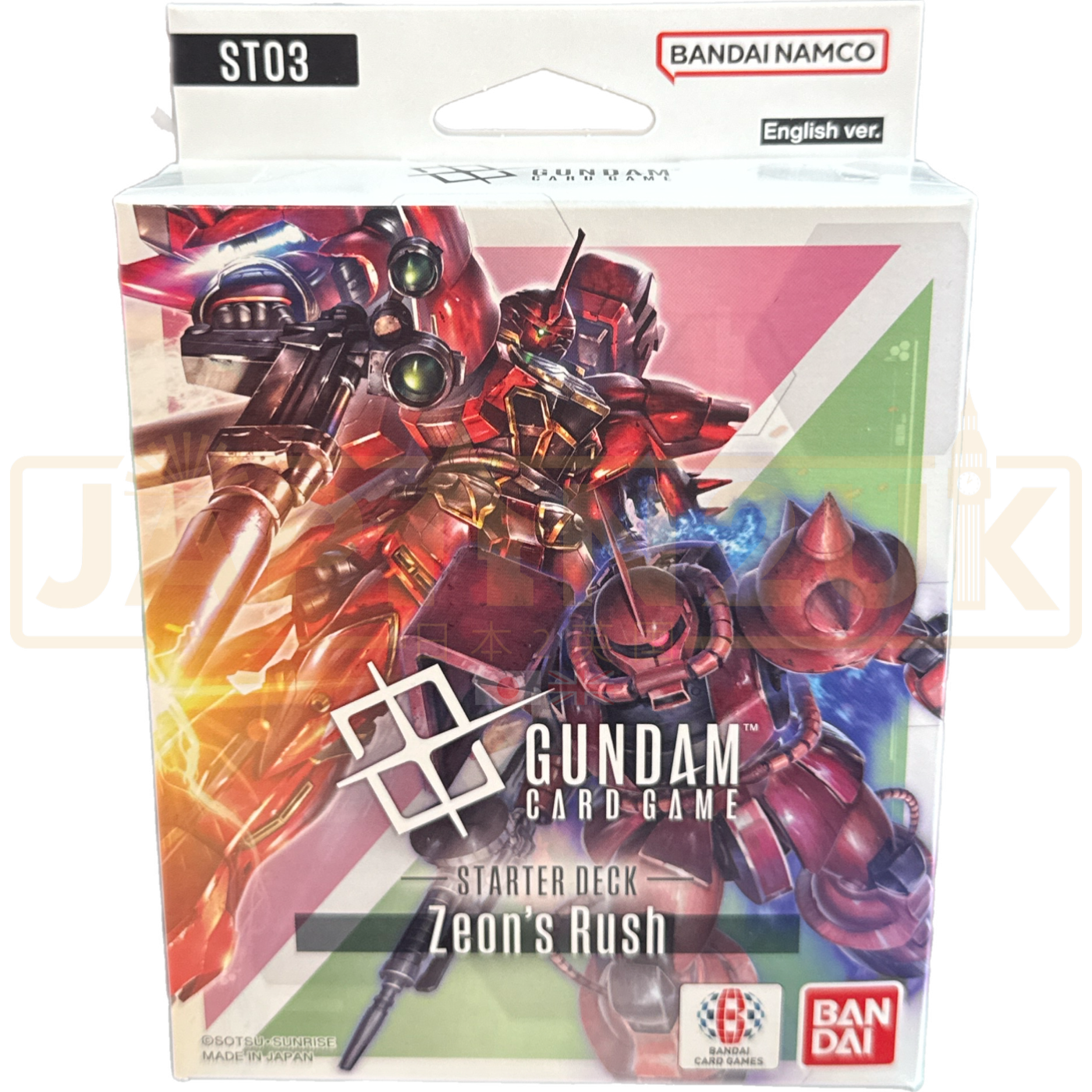 Gundam Card Game ST-03 Zeon's Rush English Starter Deck — Japan2UK