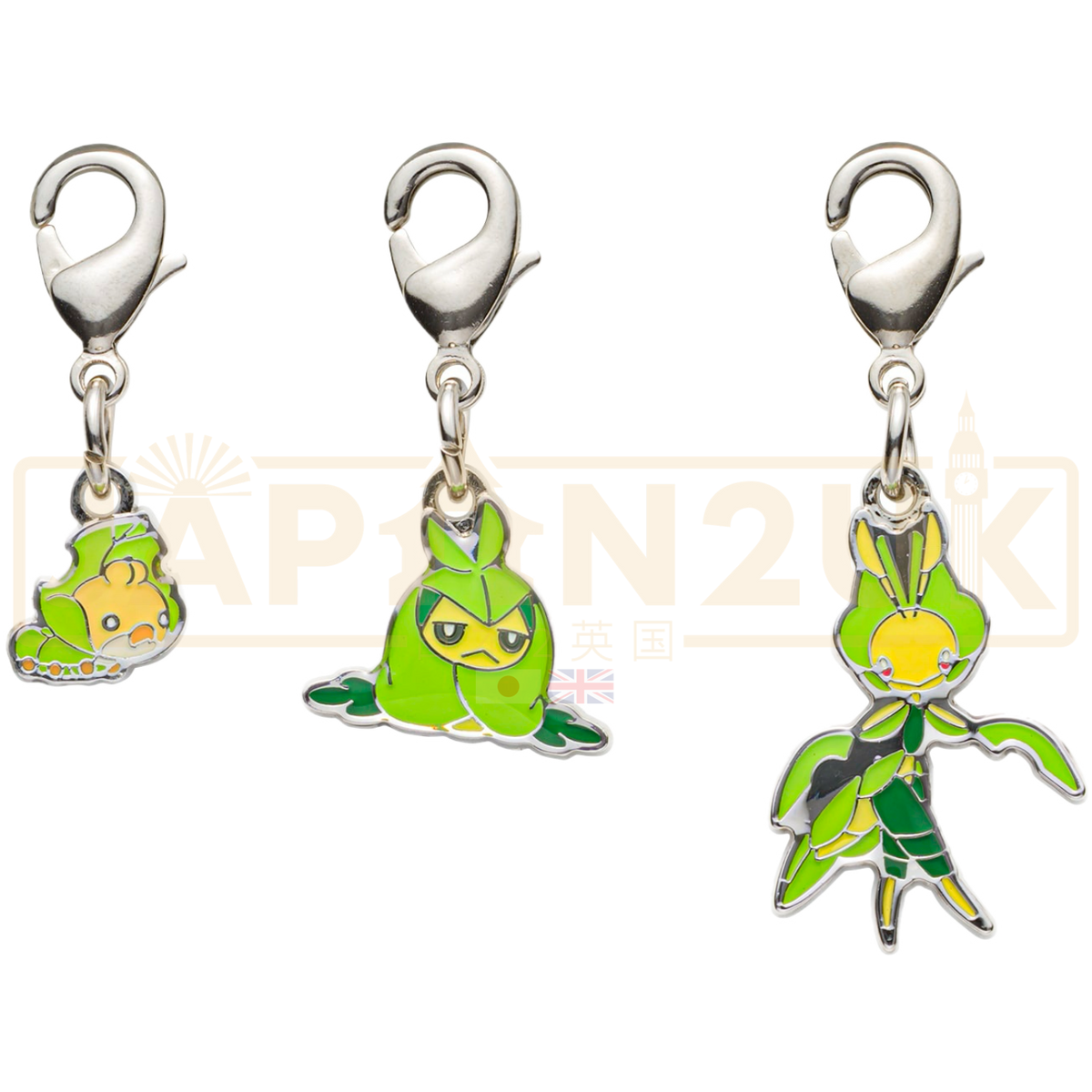 Pokemon Center Japan - 0540 / 0541 / 0542 Sewaddle, Swadloon & Leavann ...