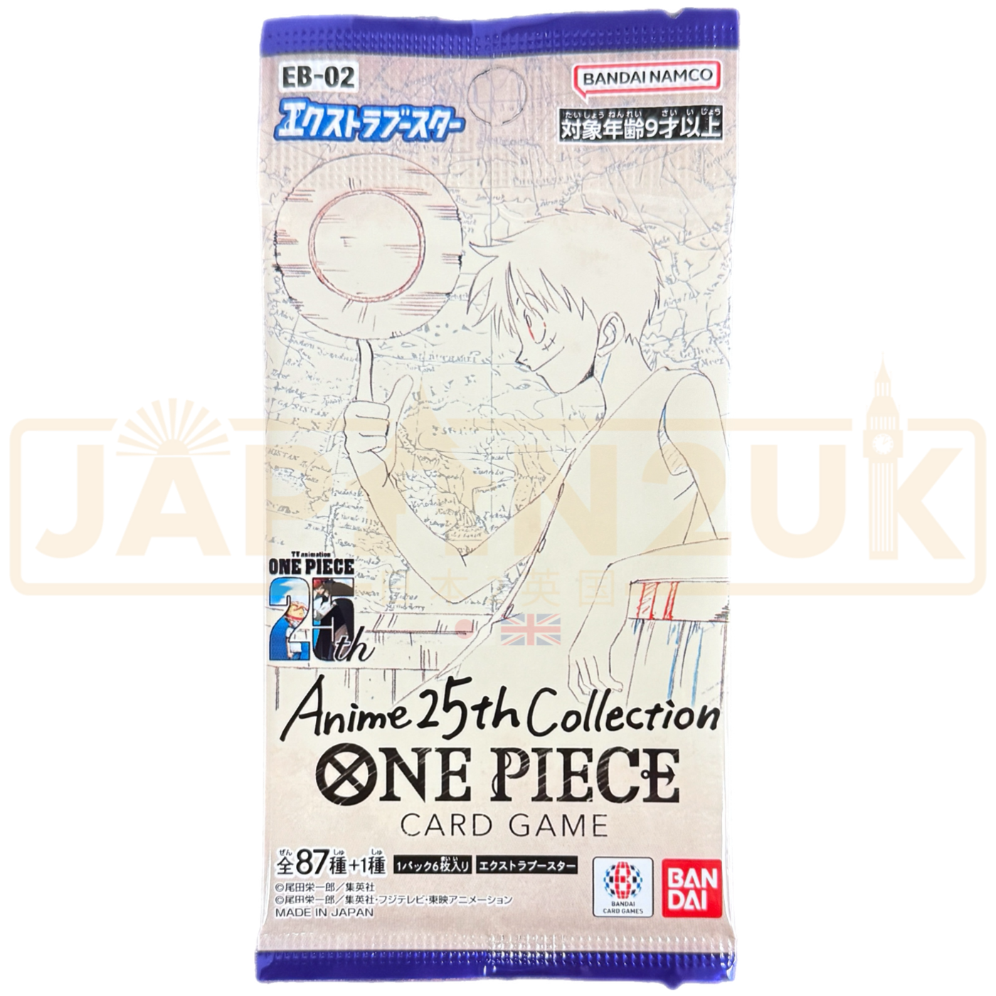 One Piece Extra Booster Anime 25th Collection EB-02 Japanese Booster P ...