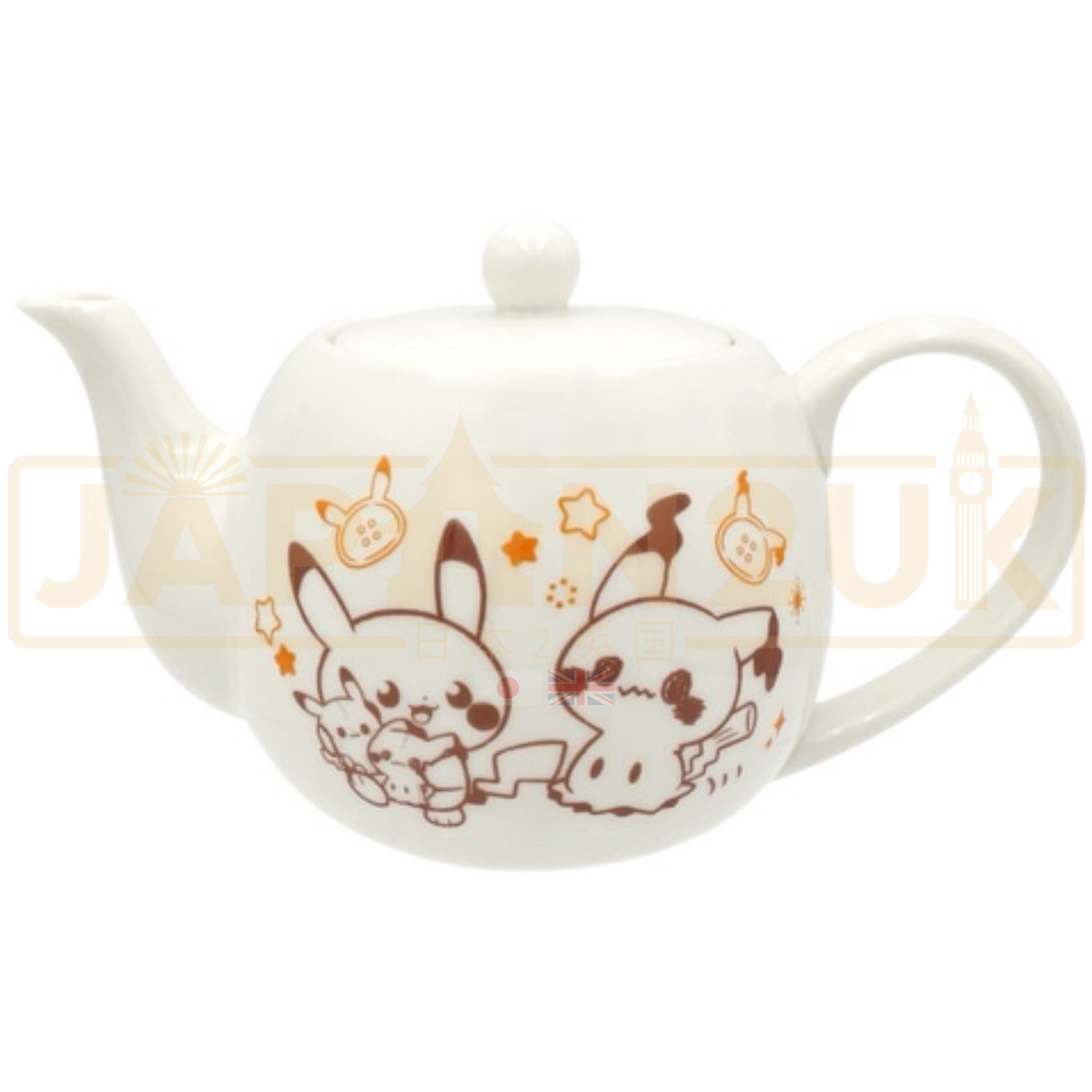 Pokemon Center Japan Pikachu & Mimikyu Porcelain Tea Pot Kettle — Japan2UK