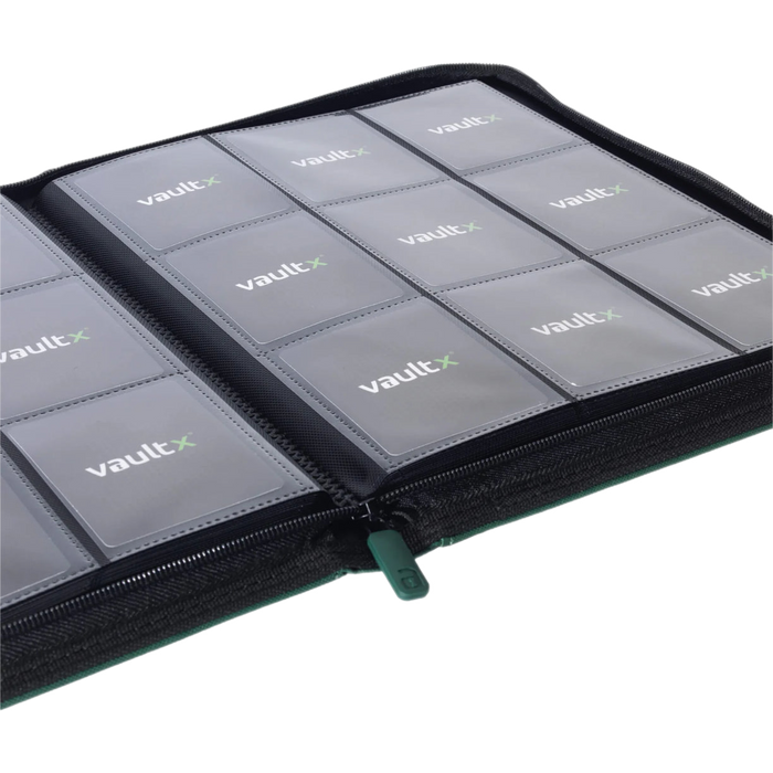 Vault X - 9-Pocket Exo-Tec® - Zip Binder - Green — Japan2UK