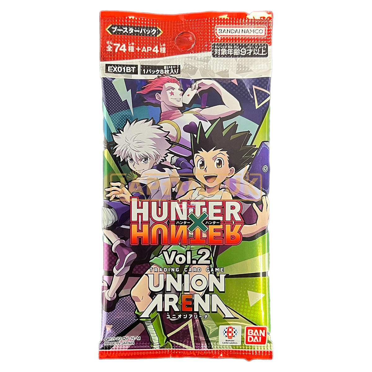 Union Arena HUNTERxHUNTER Vol.2 EX01BT Japanese Booster Pack — Japan2UK