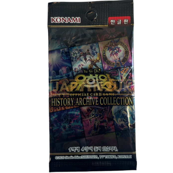Yu-Gi-Oh! History Archive Collection HC01-KR Korean Booster Pack — Japan2UK