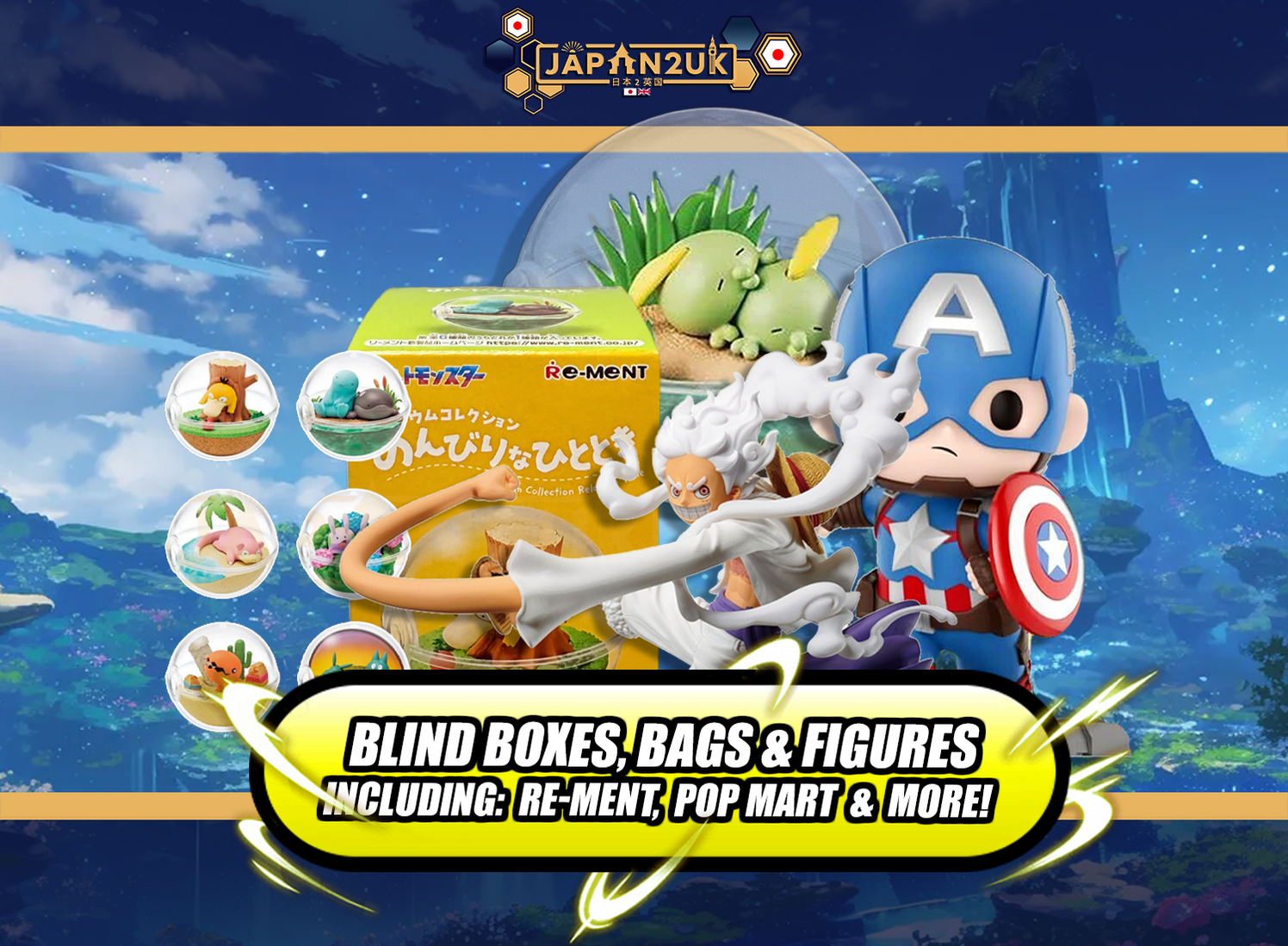 Shop Blind Boxes, Blind Bags, Gachapons & Figures In The UK — Japan2UK