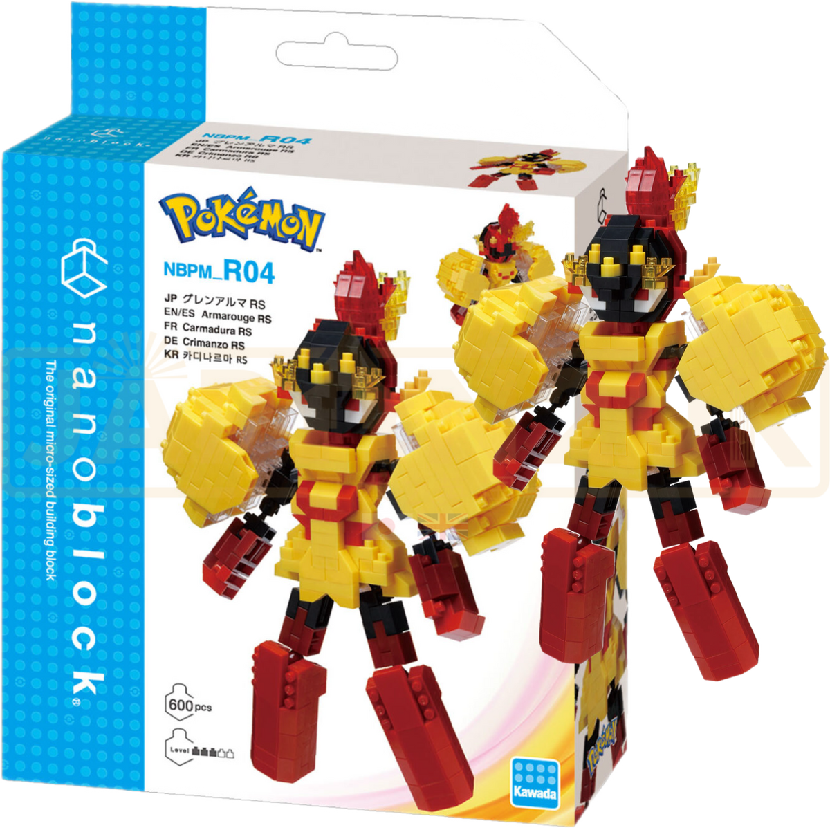 Nanoblock Pokemon - Armarouge RS NBPM_R04 — Japan2UK