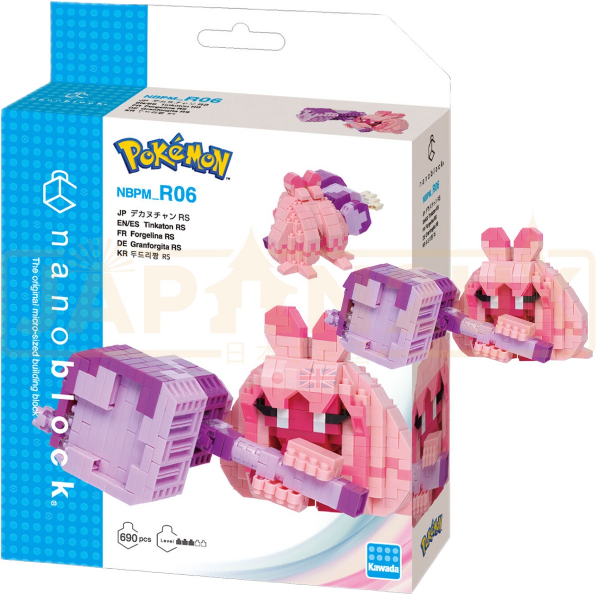 Nanoblock Pokemon - Tinkaton RS NBPM_R06 — Japan2UK