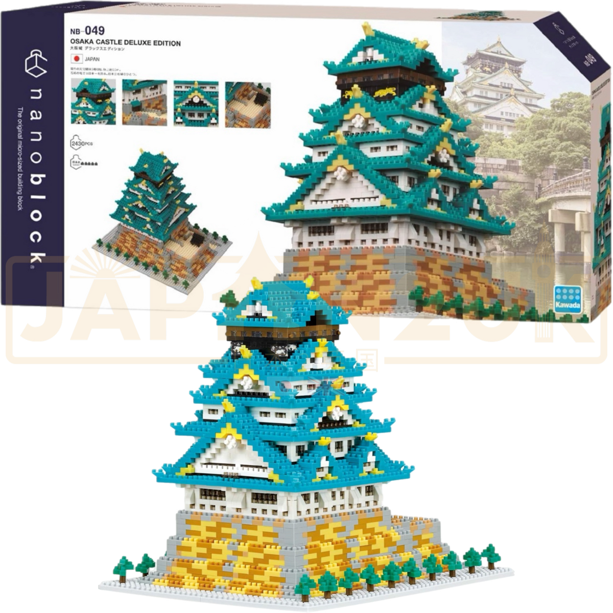 Nanoblock World Series - Osaka Castle Deluxe Edition NB-049 — Japan2UK