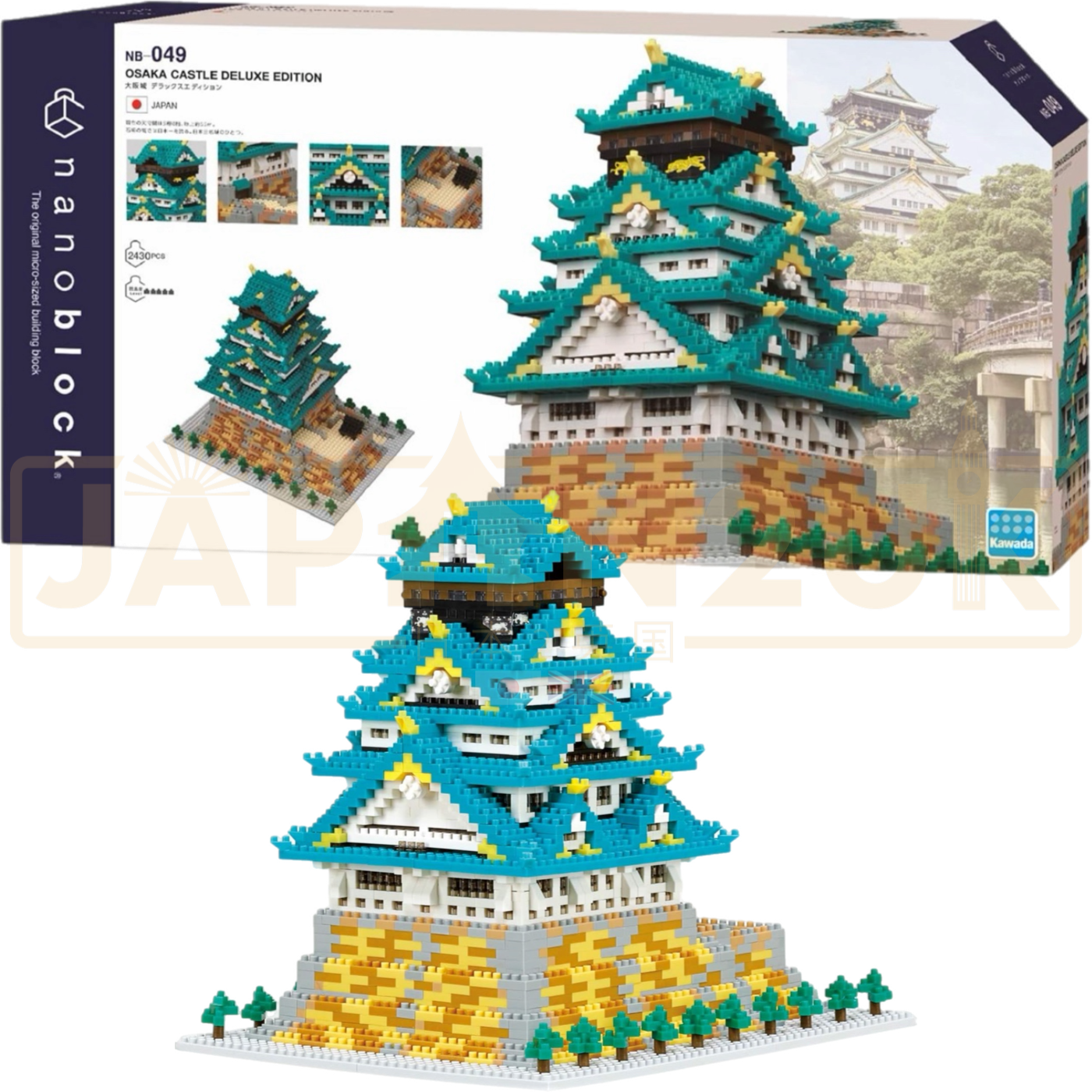 Nanoblock World Series - Osaka Castle Deluxe Edition NB-049 — Japan2UK