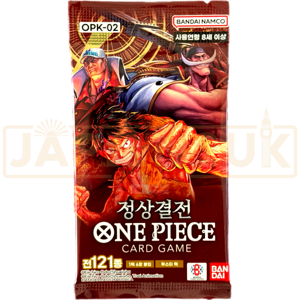 One Piece Paramount War OPK-02 Korean Booster Pack — Japan2UK