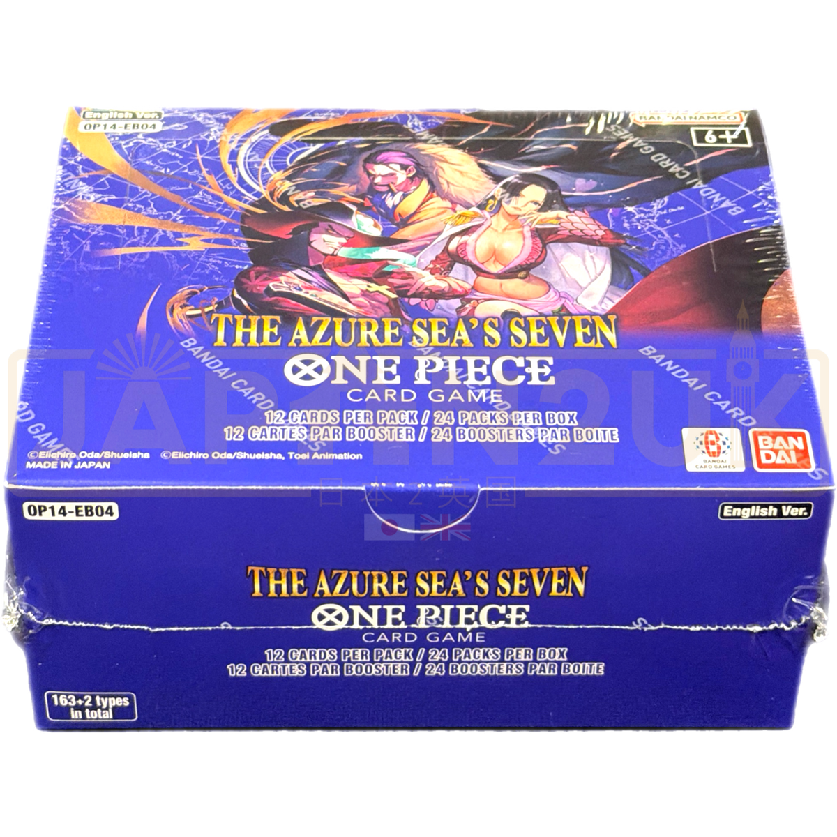 One Piece The Azure Sea’s Seven OP-14-EB-04 English Booster Box — Japan2UK