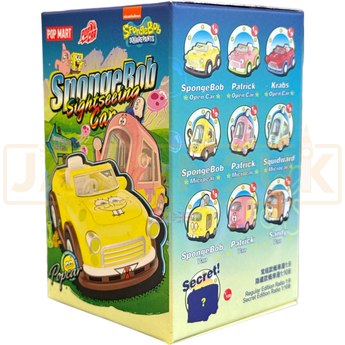 POP MART - SpongeBob SquarePants Sightseeing Car Series Blind Box ...
