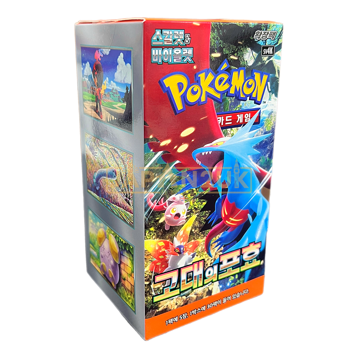 Pokemon Ancient Roar sv4K Korean Booster Box — Japan2UK