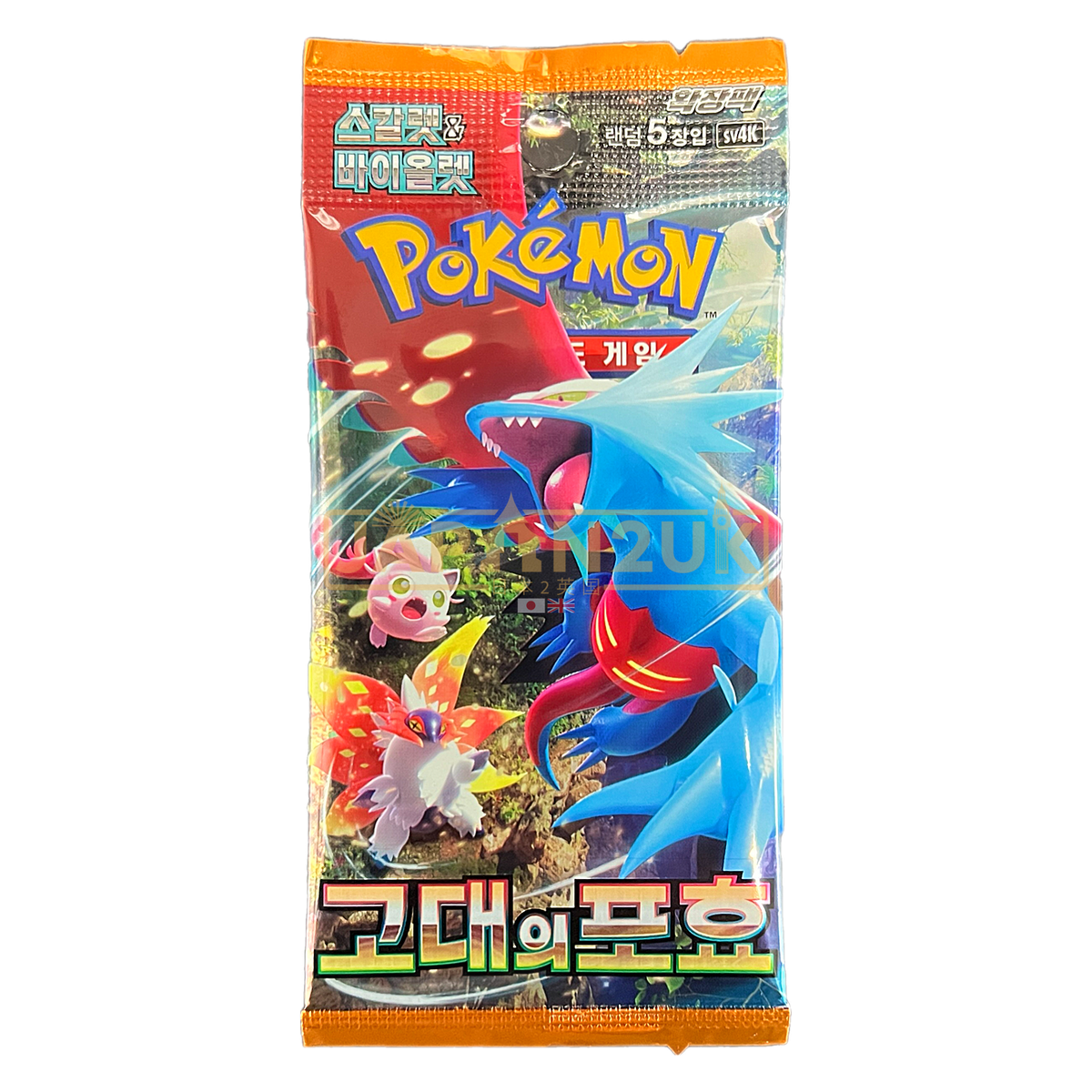 Pokemon Ancient Roar sv4K Korean Booster Pack — Japan2UK