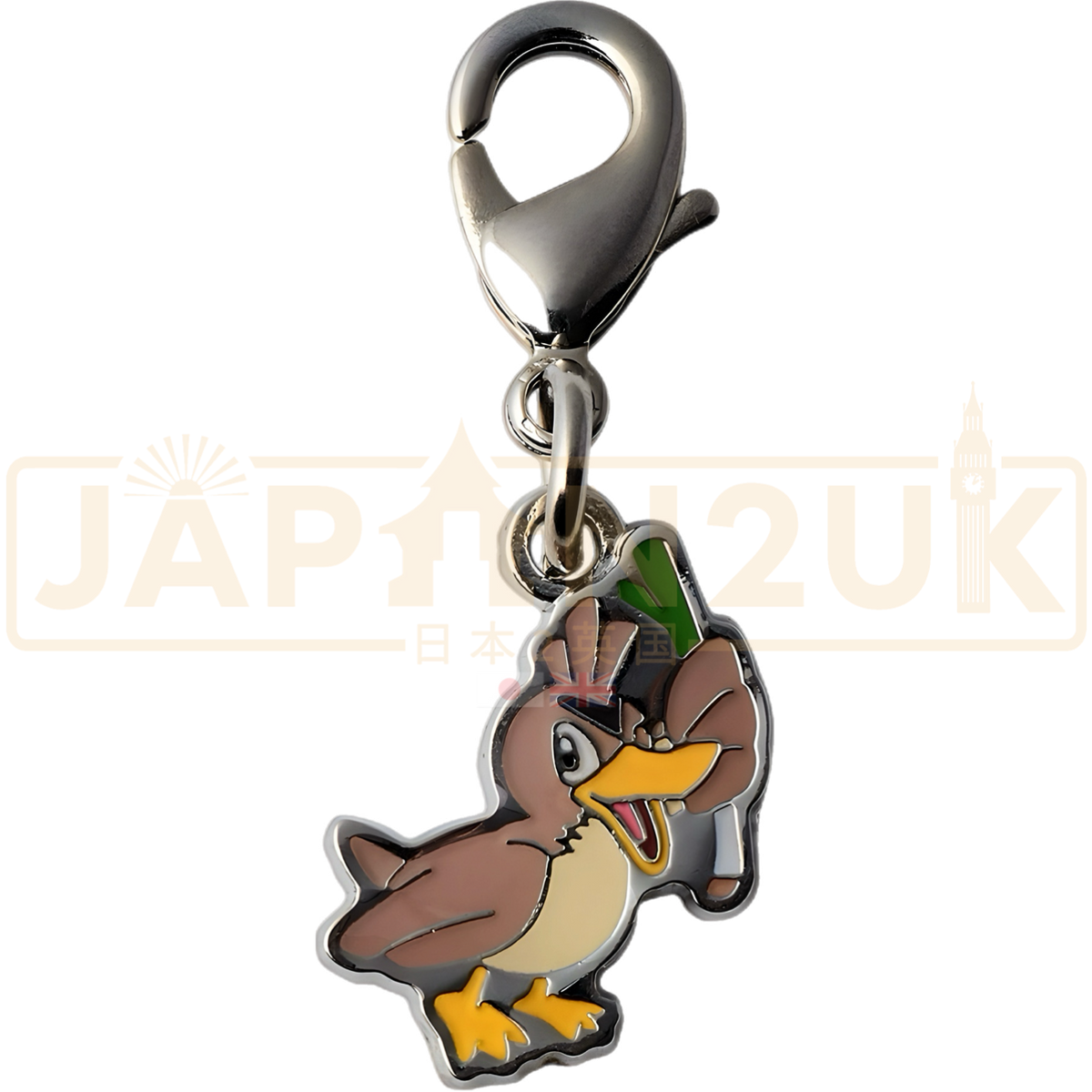 Pokemon Center Japan - 0083 Farfetch'd Metal Charm/Keychain — Japan2UK
