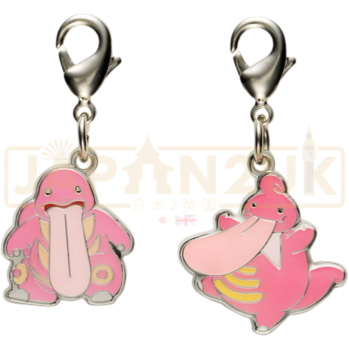 Pokemon Center Japan - 0108 / 0463 Lickitung & Lickilicky Metal Charm ...