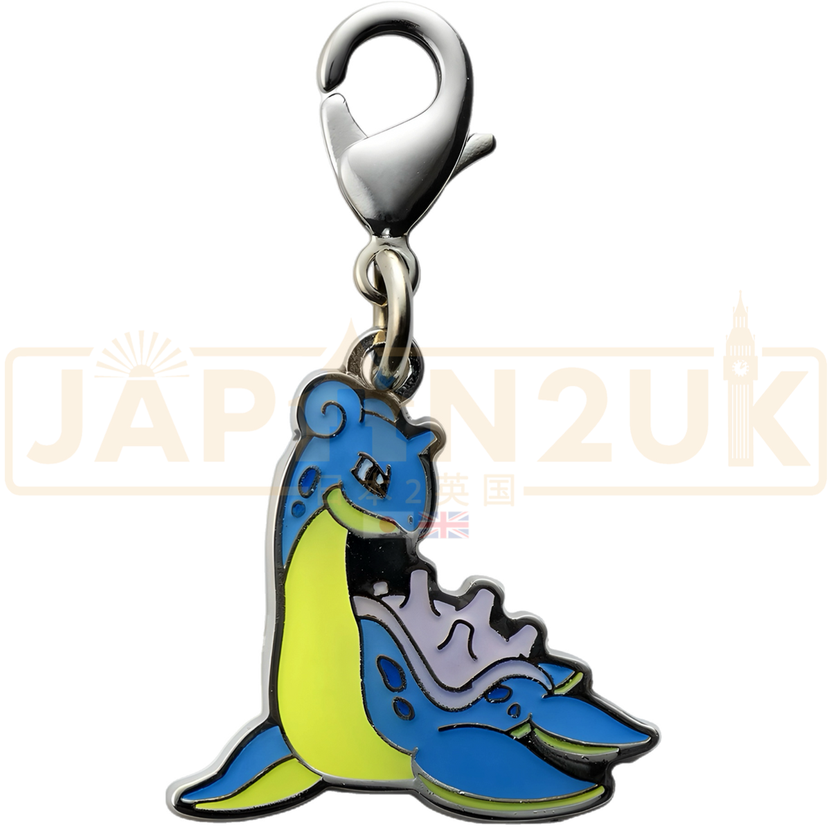 Pokemon Center Japan - 0131 Lapras Metal Charm/Keychain — Japan2UK