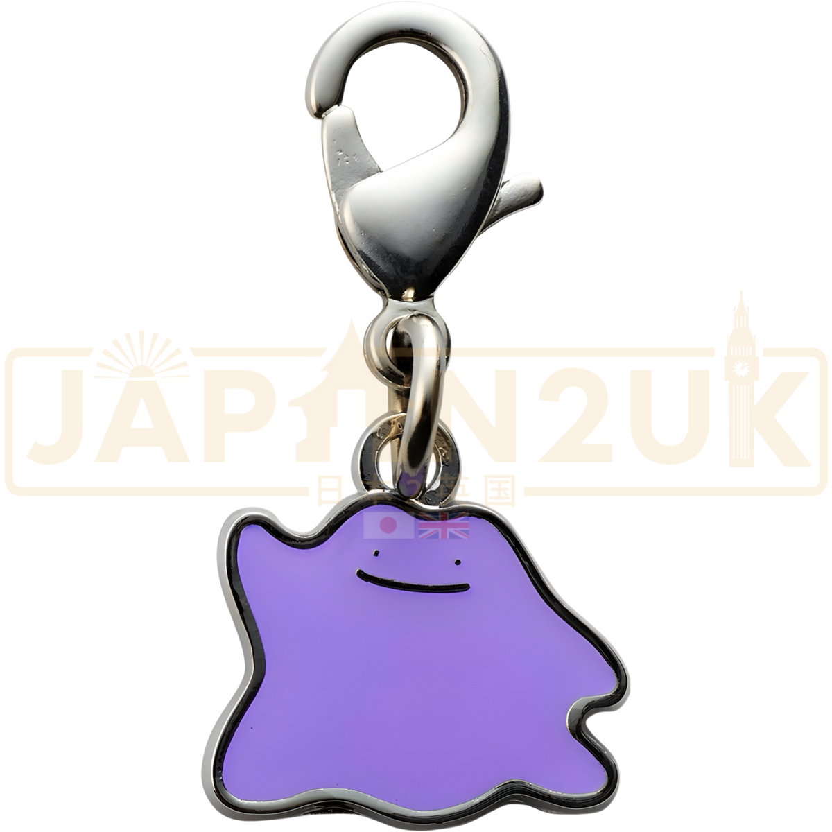 Pokemon Center Japan - 0132 Ditto Metal Charm/Keychain — Japan2UK
