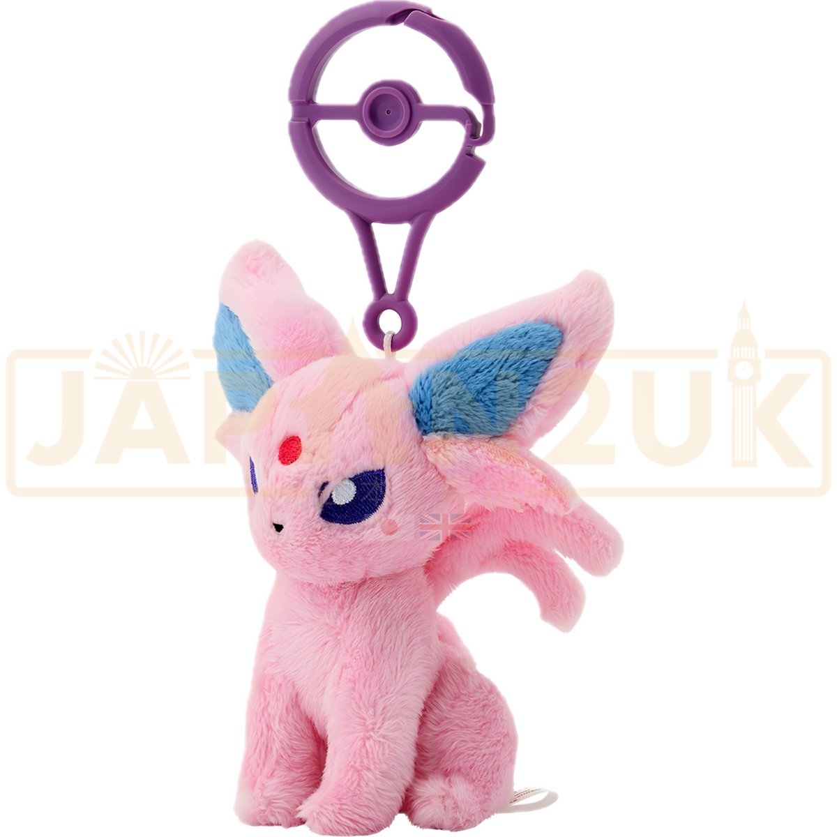 Pokemon Center Japan - 0196 Espeon Carabiner Keychain Plush — Japan2UK