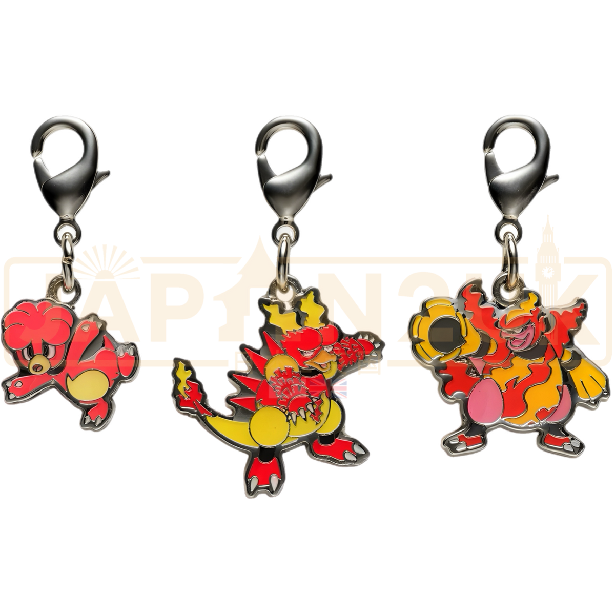 Pokemon Center Japan - 0240 / 0126 / 0467 Magby, Magmar & Magmortar Me ...