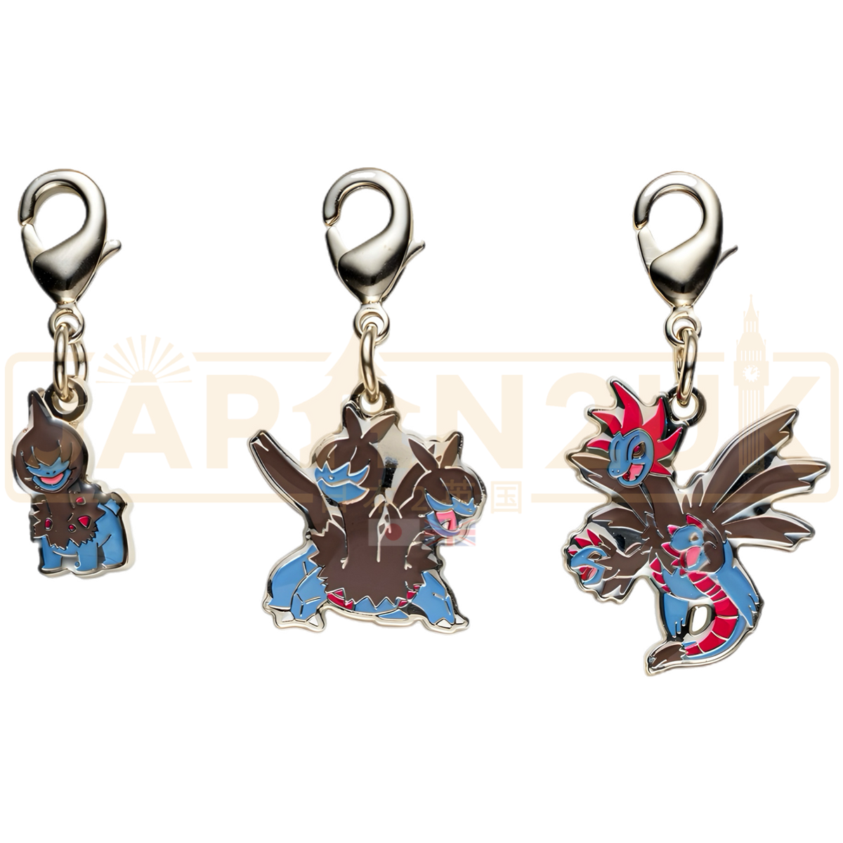 Pokemon Center Japan - 0633 / 0634 / 0635 Deino, Zweilous & Hydreigon ...