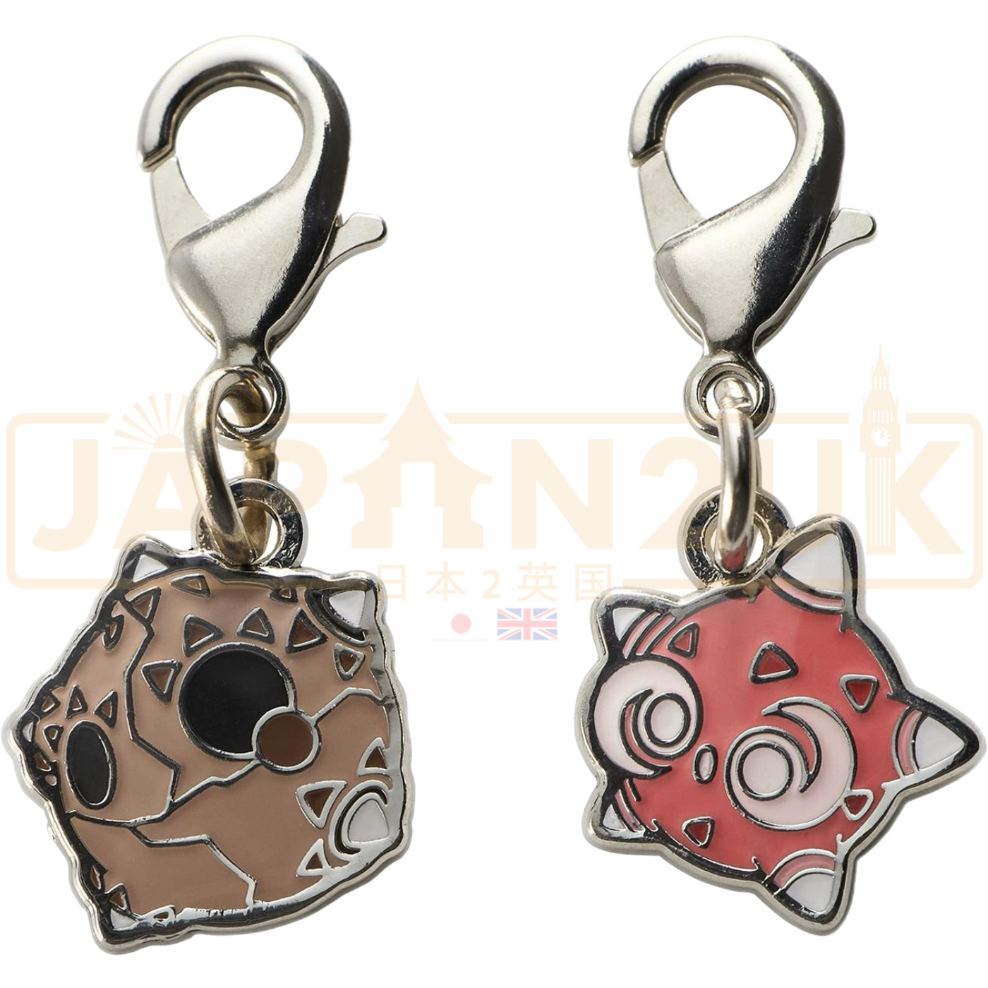 Pokemon Center Japan - 0774 Minior [Both Forms] Metal Charm/Keychain ...