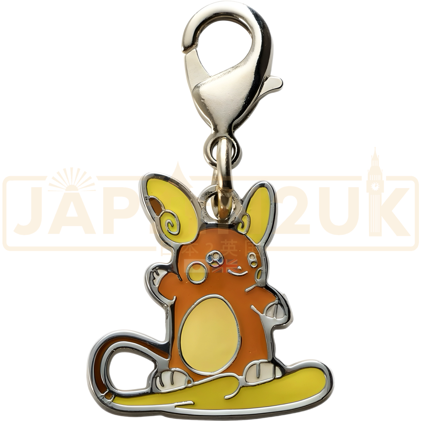 Pokemon Center Japan - A026 Alolan Raichu Metal Charm/Keychain — Japan2UK