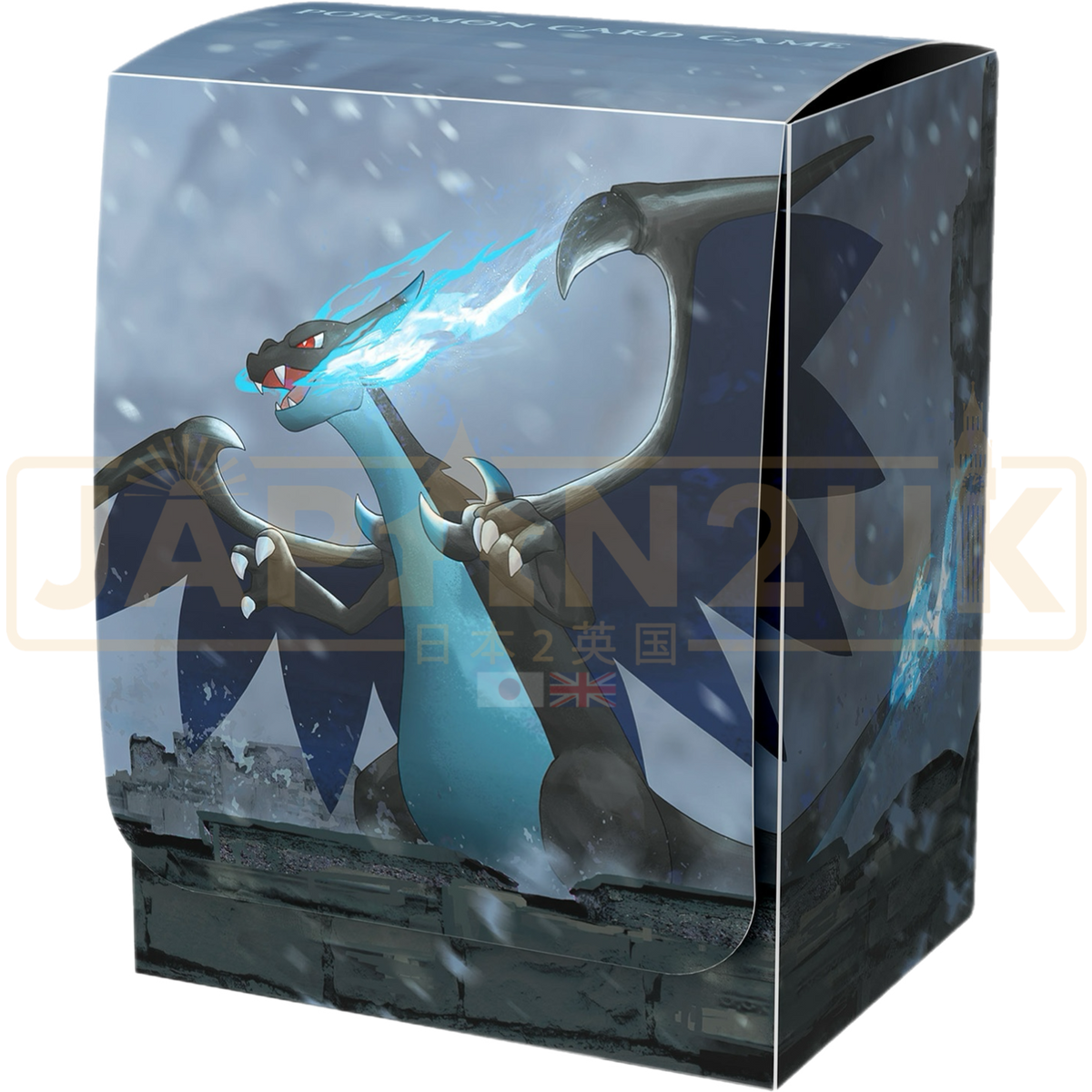 Pokemon Center Japan - Mega Charizard X Castle Deck Case — Japan2UK
