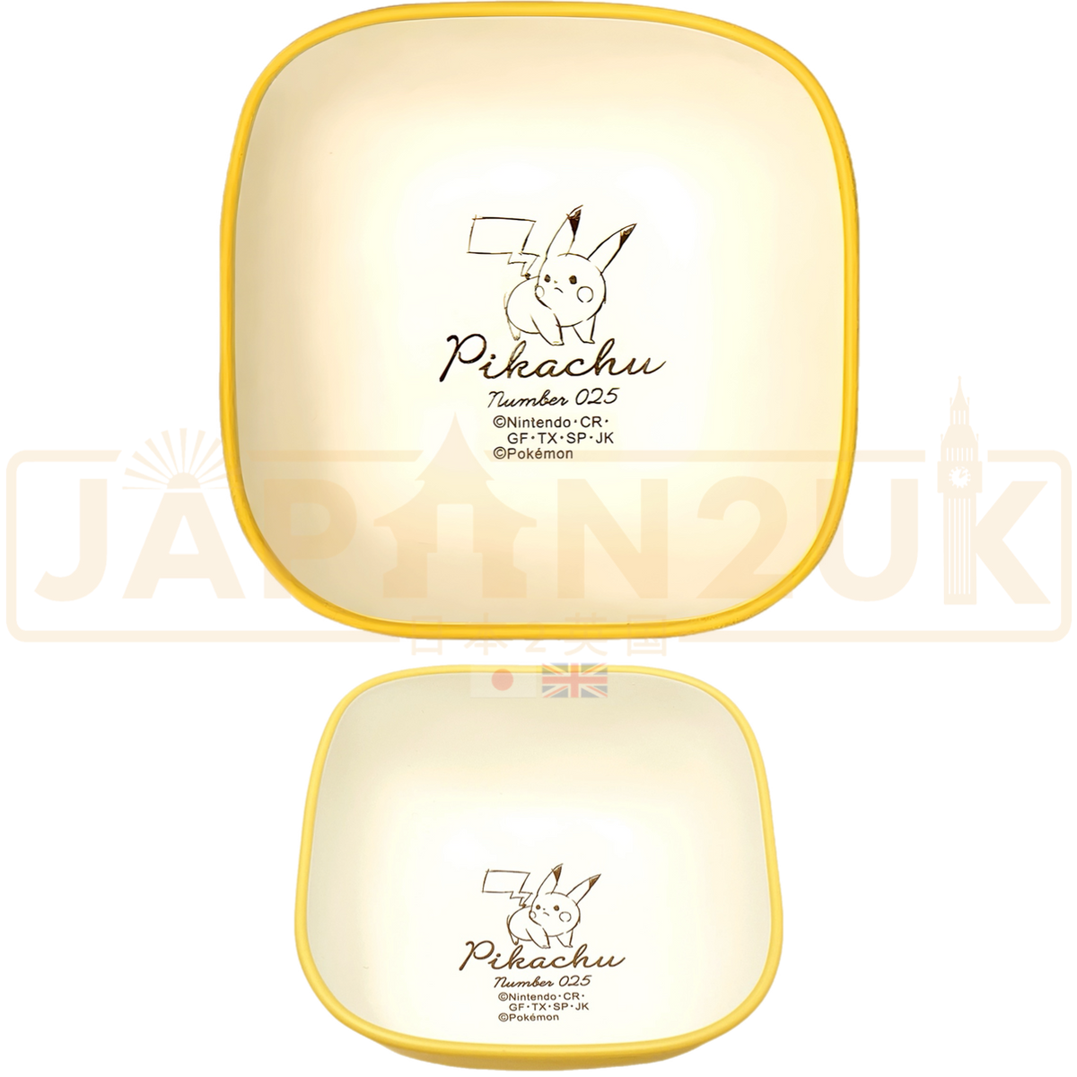 Pokemon Center Japan - Pikachu Number 025 Deep Plate — Japan2UK