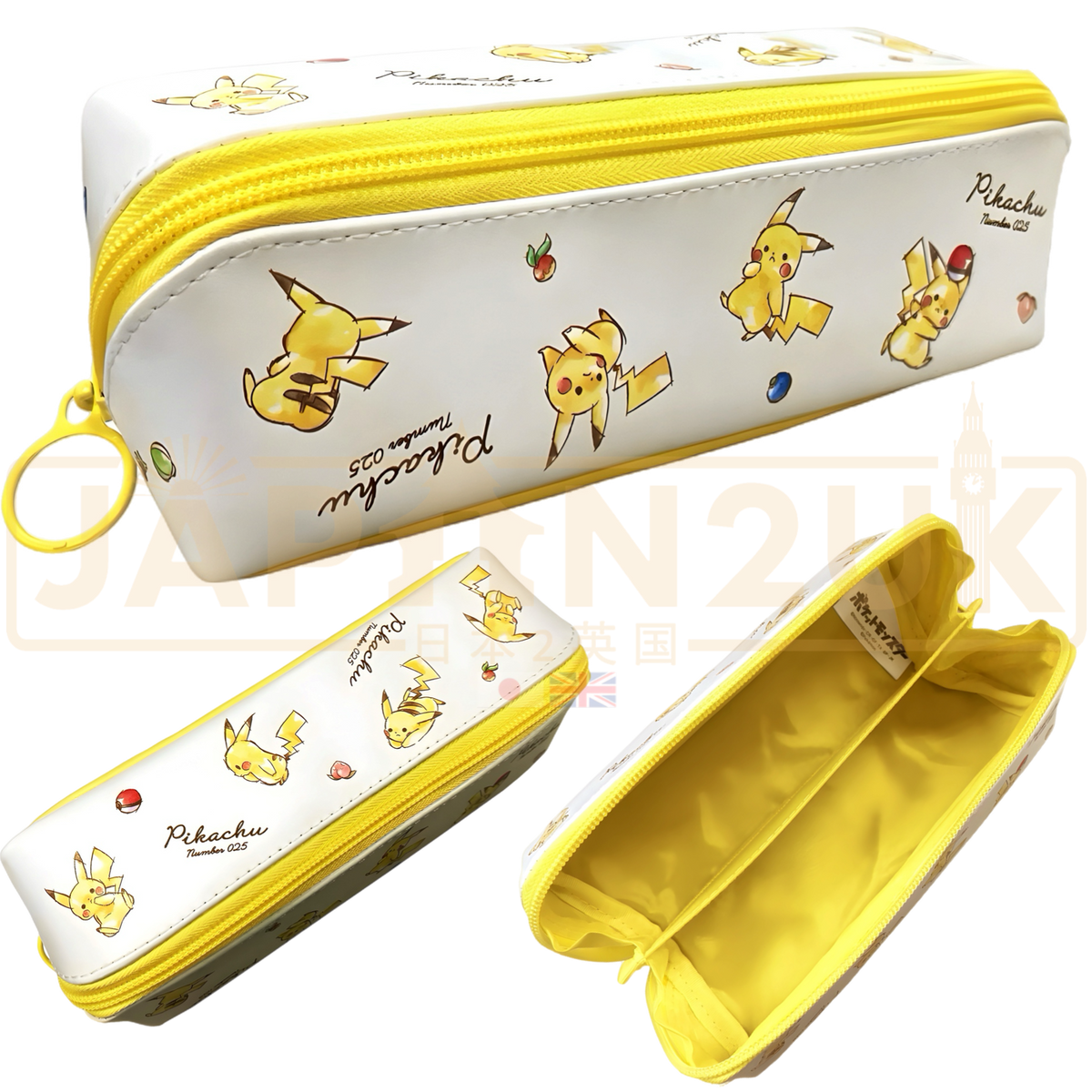 Pokemon Center Japan - Pikachu Number 025 Pikachu Flyer Turn Open Mult ...