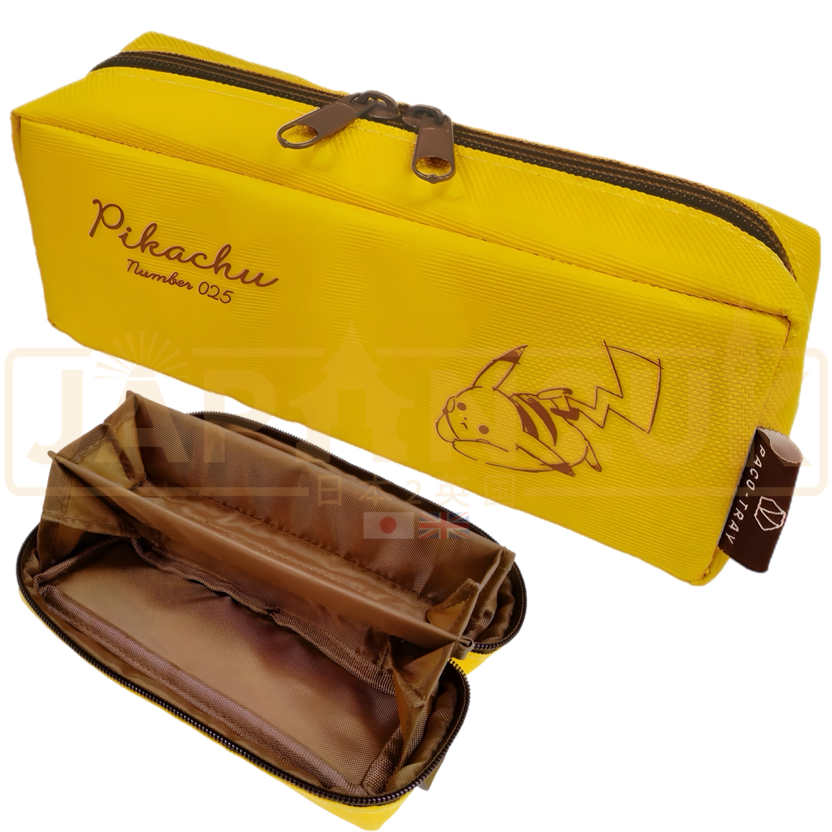 Pokemon Center Japan - Pikachu Number 025 Simple Paco Tray Pencil Case ...