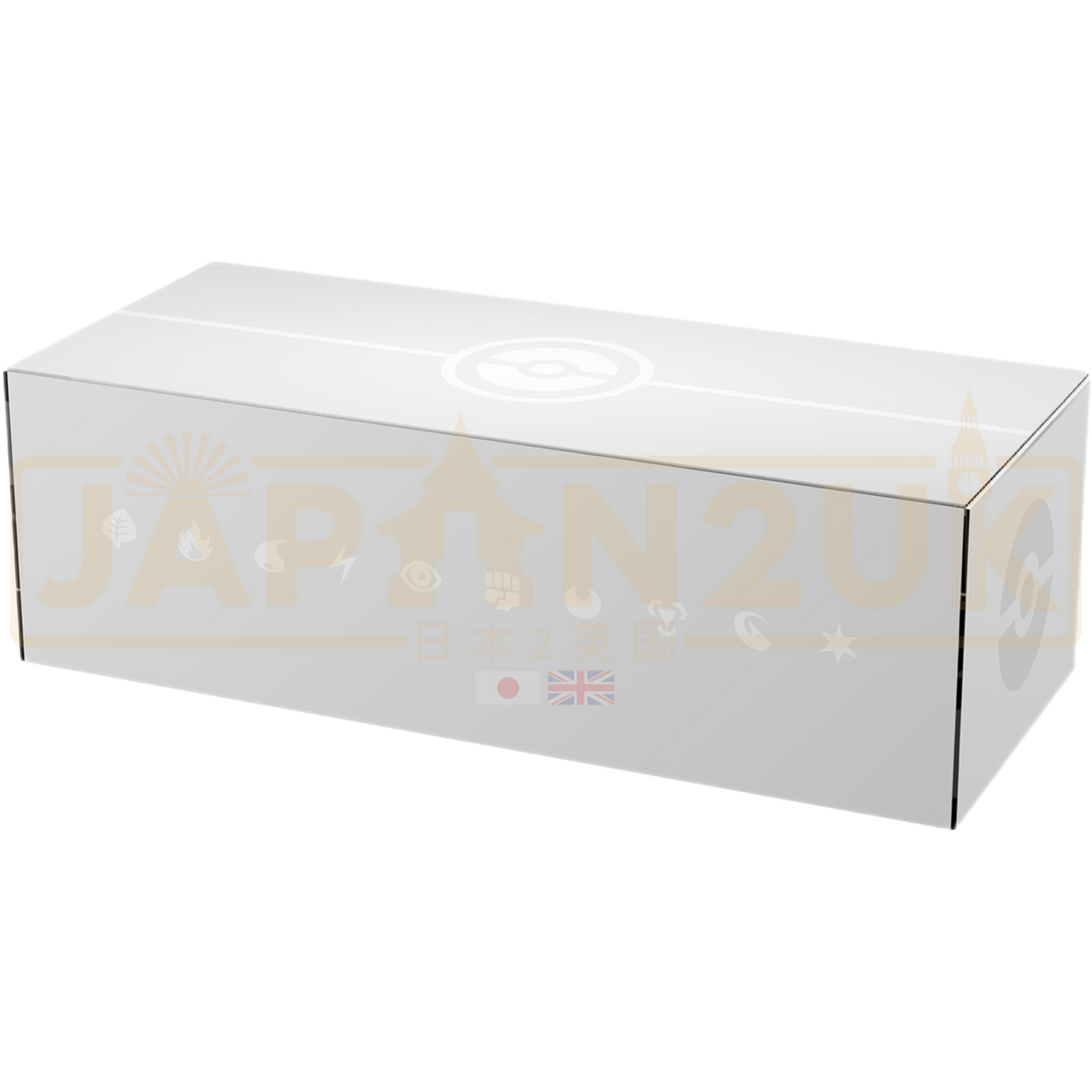 Pokemon Center Japan - White Poke Ball & Energy Long Card Storage Box ...