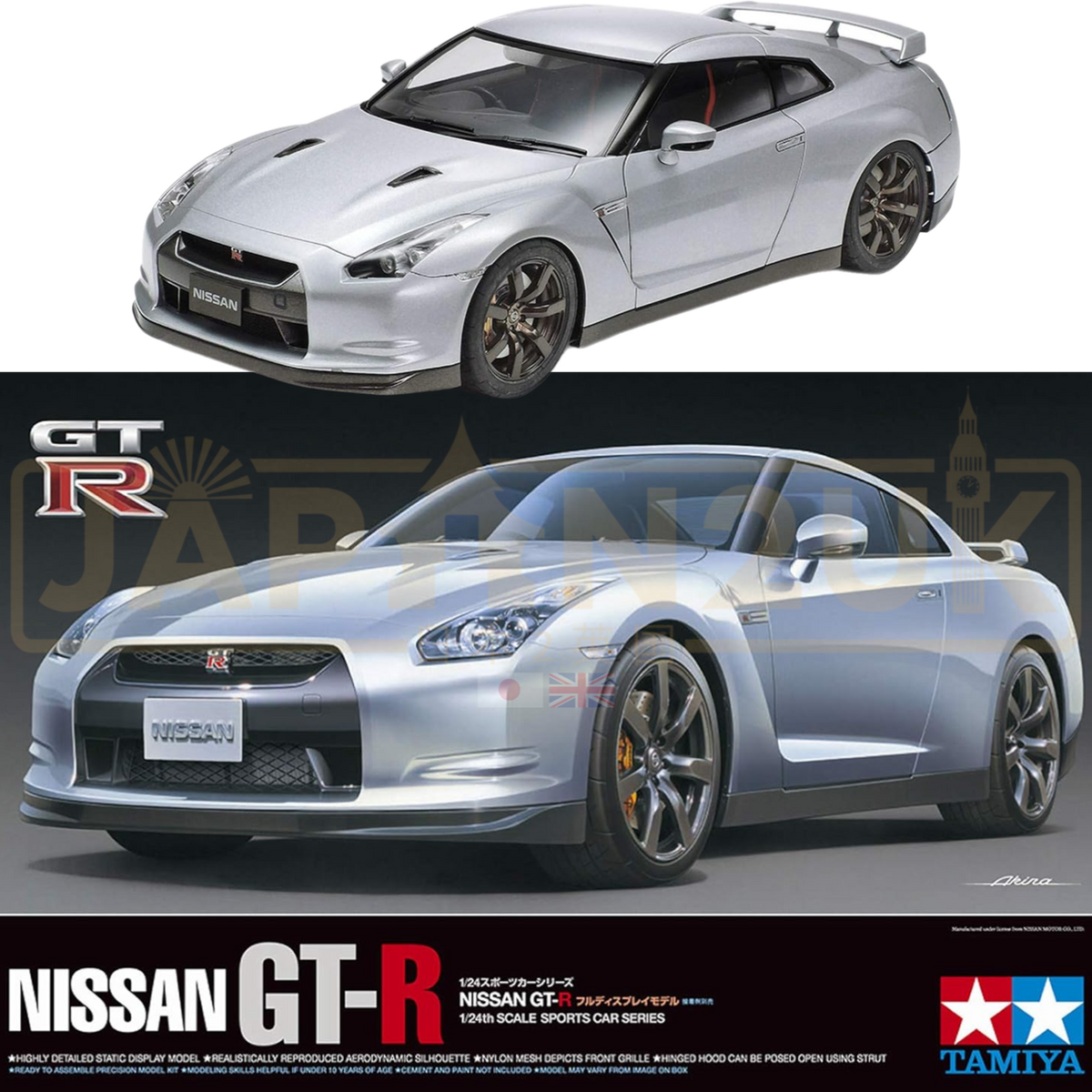 Tamiya Nissan GT-R 24300 1/24 Scale Model Kit — Japan2UK