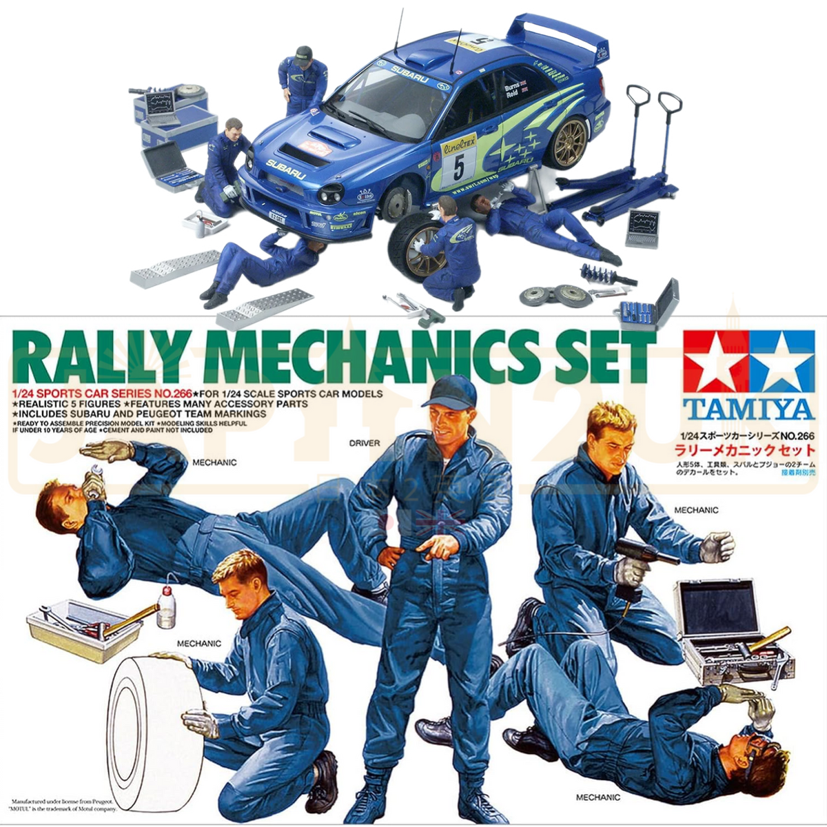 Tamiya Rally Mechanics Set 24266 1/24 Scale Model Kit — Japan2UK