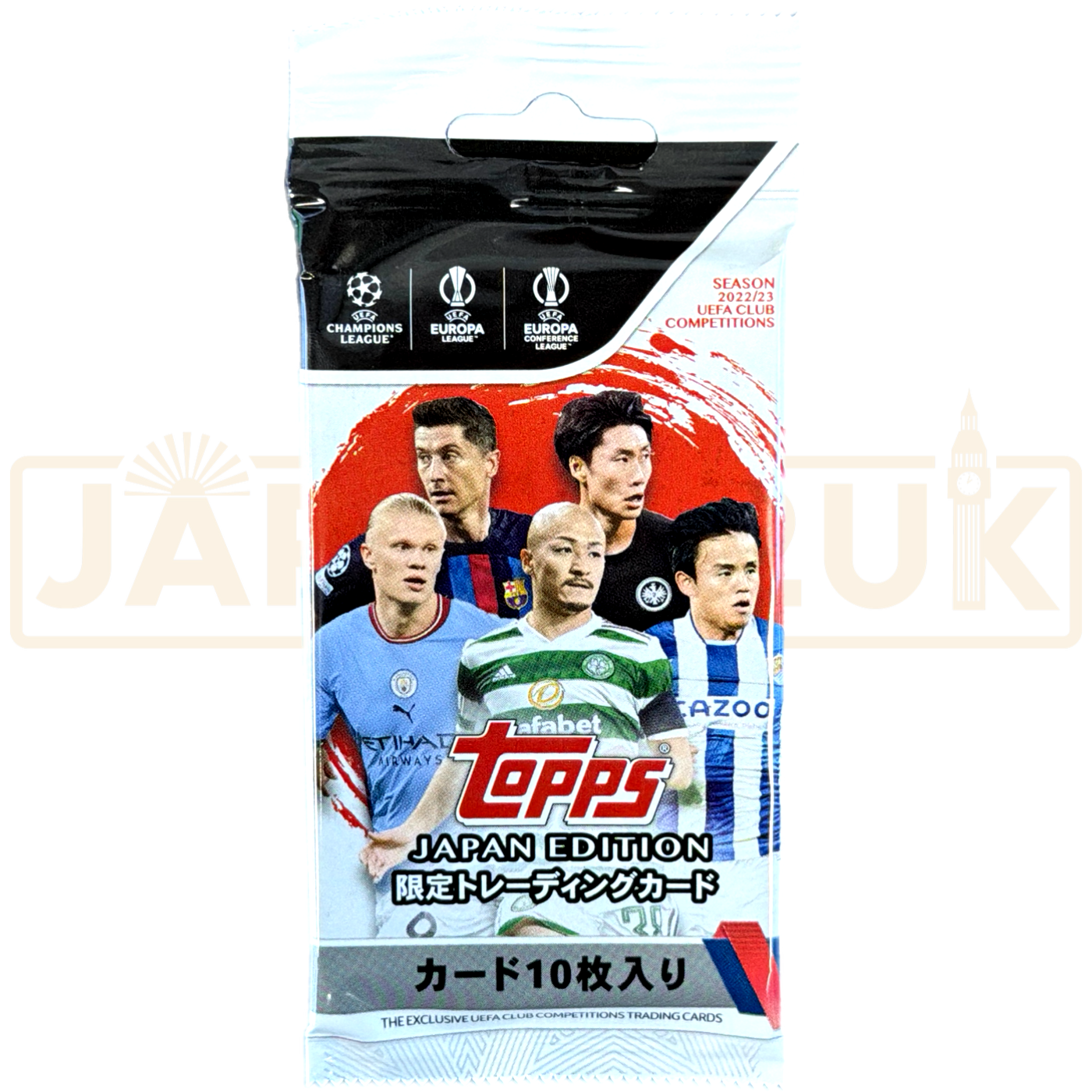 Topps UEFA Club Competitions Season 2022/23 Japan Edition Hobby Booste ...