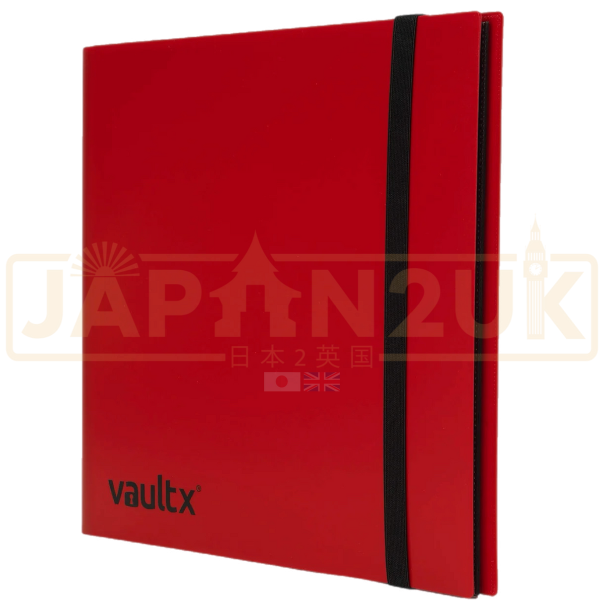 Vault X - 12-Pocket - Strap Binder - Red — Japan2UK