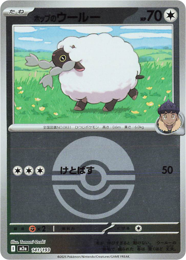 Pokemon Hop's Wooloo Poke Ball Reverse Holo Mega Dream ex High Class m ...
